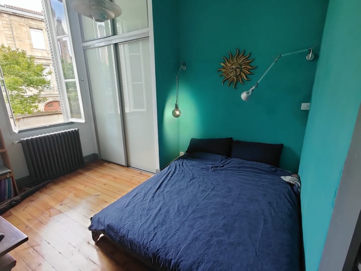 Chambre Côté Jardin à L'étage, Maison Pierre - Bordeaux