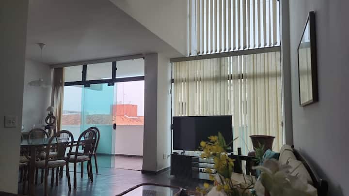 Duplex- 2 Quadras Da Praia - Guarujá