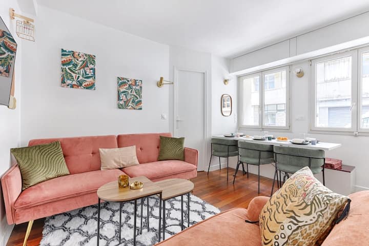 Oslo 1: Elegant 6p/3br Avec A/c, Proche Montmartre - Paryż