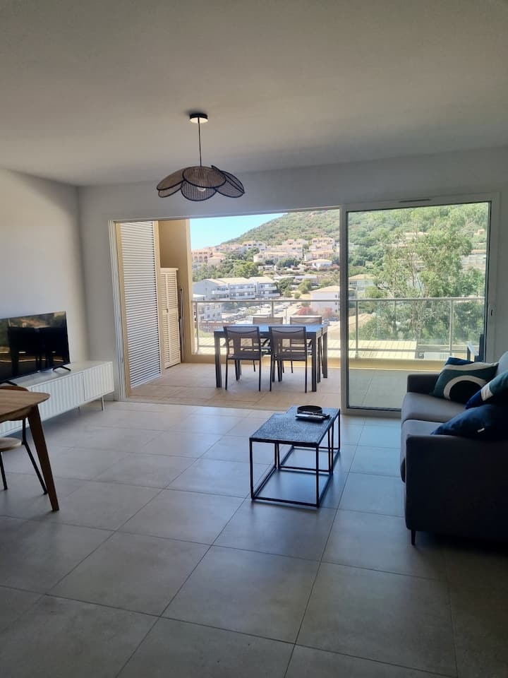Bel Appartement Neuf 4 Personnes - L'Île-Rousse