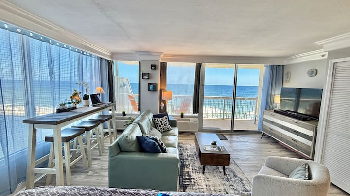 Direct Oceanfront & Huge Balcony - Pool/gym/sauna - Daytona Beach, FL