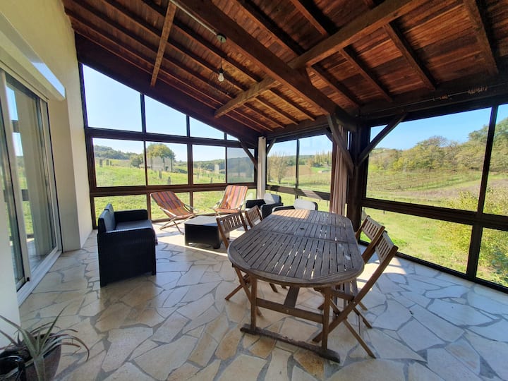 Maison Confortable Au Calme Et à La Campagne - Lauzerte