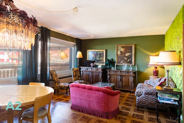 Attique Authentique Plein Centre - Crans-Montana