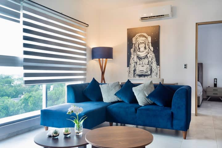 Luxury Apartment With Pool & Gym - Cancún