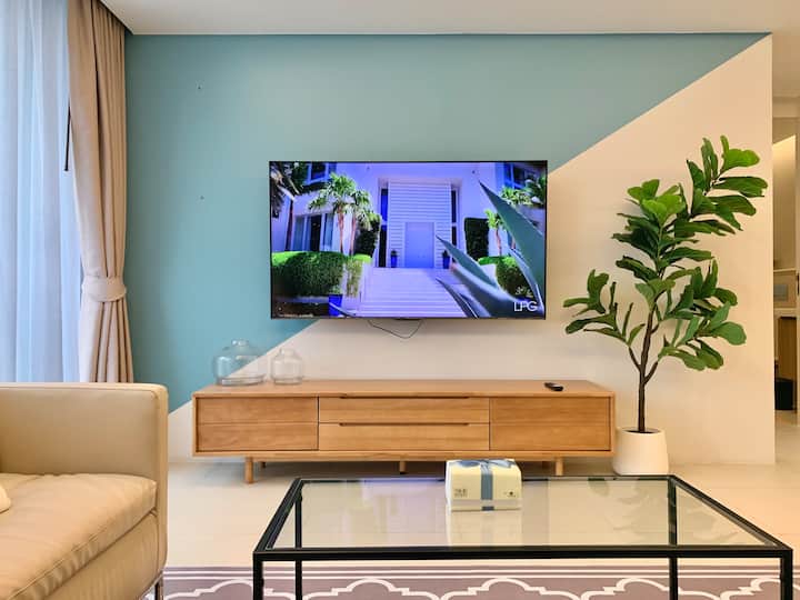 132m2&3br#perfect Locati# Pool#gym@bts/mrt&max6ppl - バンコク