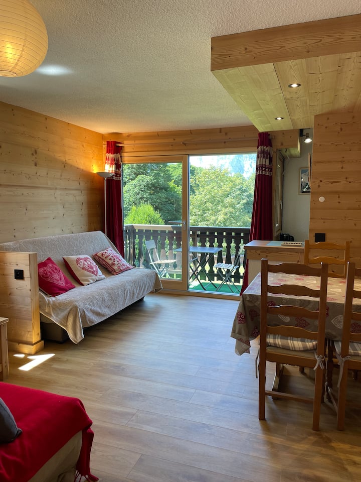 Les Carroz- 3min Du Centre- Vue Montagne- 2 Pièces - Les Carroz d'Arâches