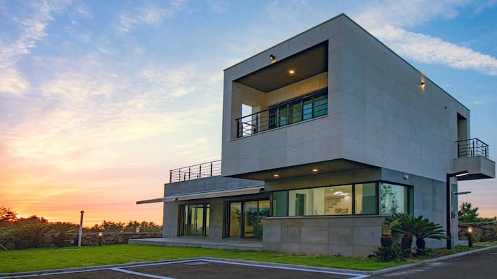 [애월] 숲속 프라이빗 숙소 #힐링 #고요 #노을 #감성 #프로젝터 #반신욕 #세탁.건조 - Jeju-si