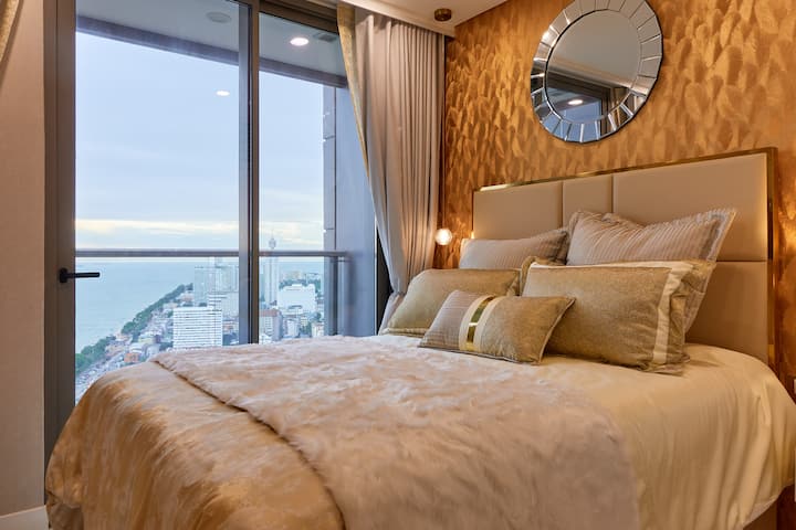 Copa芭提雅最高海景公寓b30qi|高层海景35平大套房|高端公共配套|4个绝美打卡无边泳池 - Pattaya