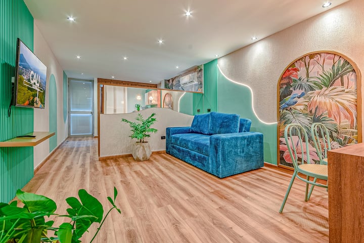 Bi204 Loft Central |Zona Medica | A/c | Wifi 200mb - Cali