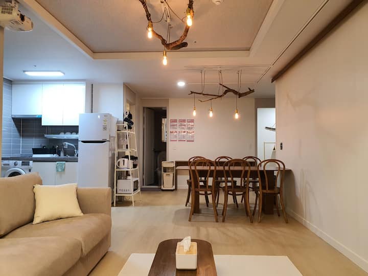 Stay Gree#159/펜션형/ 59㎡/ Busan Station 3분/ 10명가능 - Busan