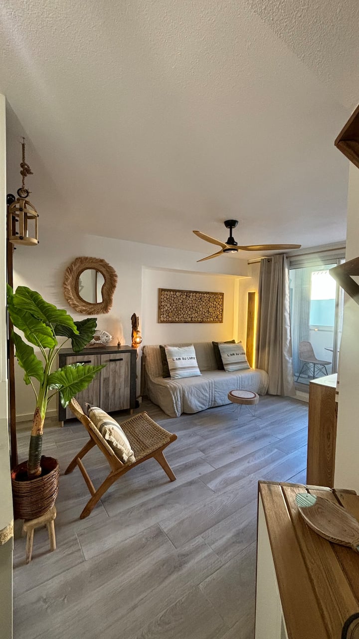Plages 190m, Wifi Fibre, Loggia. - Valras-Plage