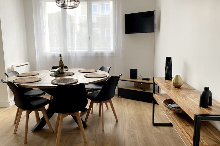 Proximité Centre Ville, Beau T3, 2 Ch, 4 Lits. - Brest