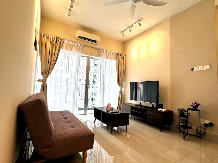 Razak City 2 Bedrooms Apartment C/w Netflix - Kuala Lumpur