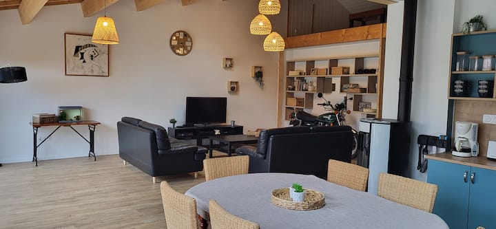 Maison Spacieuse Piscine & Terrasse Au Calme - Plage d'Olonne-sur-Mer