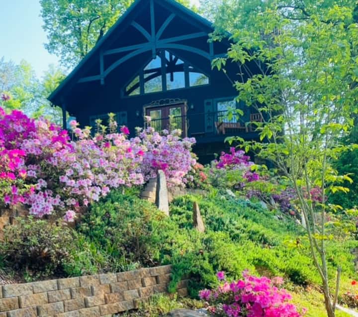 Log Home With A Hot Tub. - Tellico Village