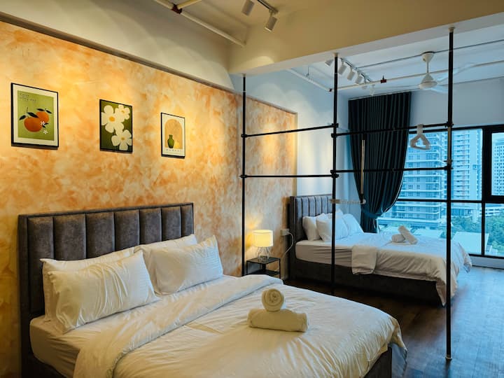 Cozy Studio/ 2-5pax/ Link Bridge Sunway Medical - Subang Jaya