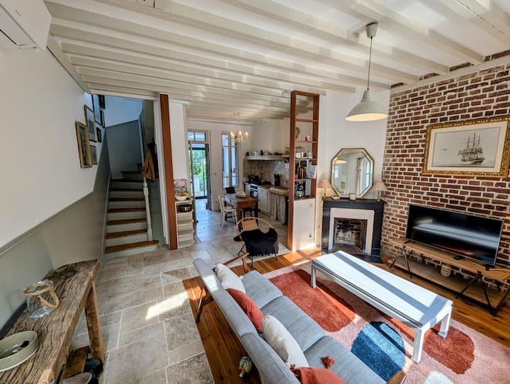 Maison Vue Mer Avec Jardin - Villa Trabendo - Mers-les-Bains