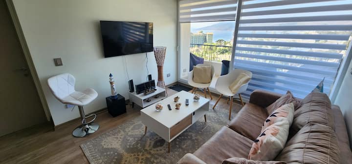 Cómodo Apartamento En Papudo Con Vista Al Mar. - Papudo