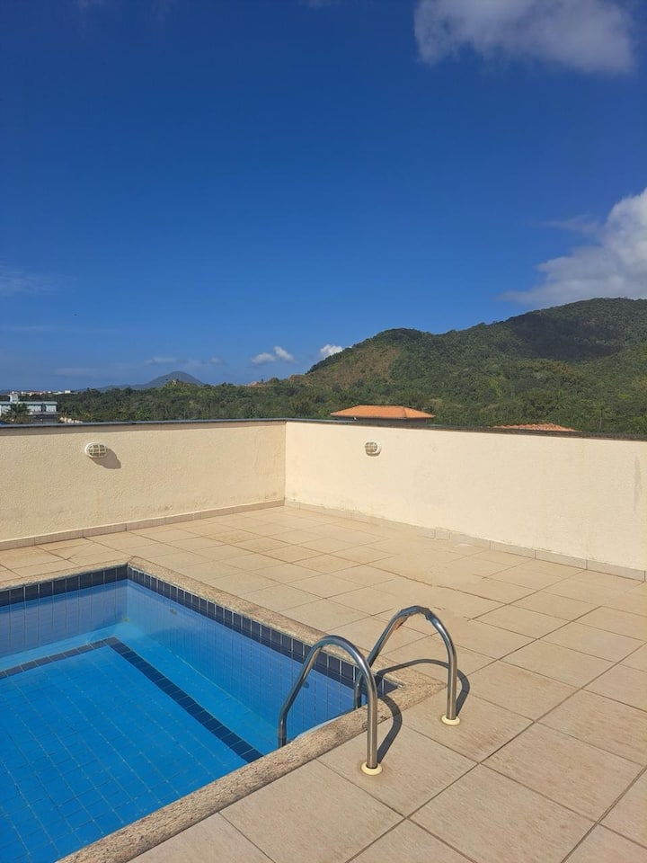 Apartamento Em Ubatuba Com Ar Condic Piscina Chur - Ubatuba