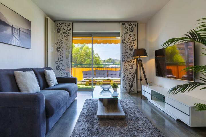 Appart 2 Ch Vue Mer/montagne, Terrasse, Parking - Juan-les-Pins