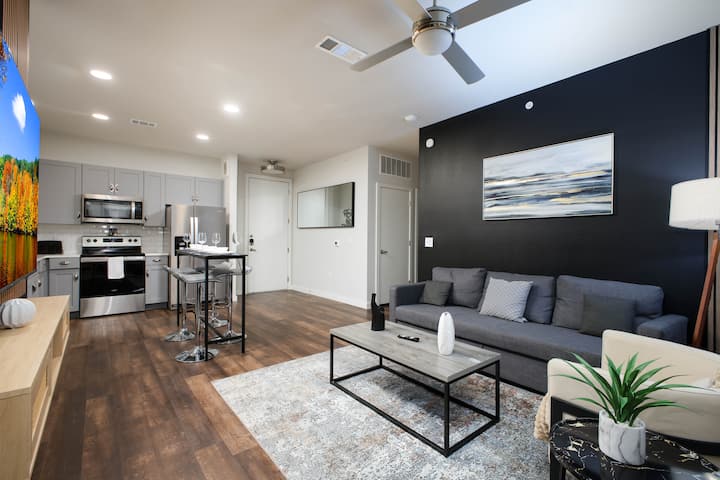 Modern Getaway W/ Pool, Gym Near Riverwalk - SEA LIFE San Antonio, San Antonio