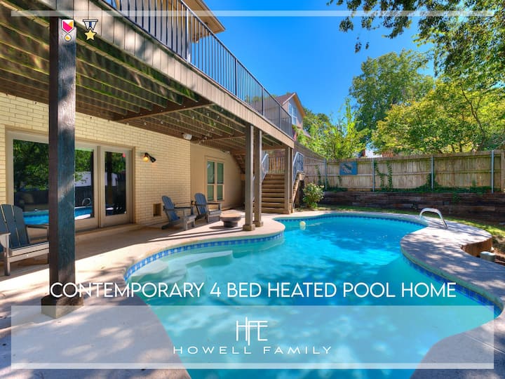 Lux 4bed Contemporary Pool Oasis - Tulsa, OK