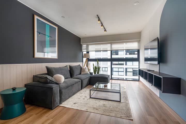 Geko L Sophisticated 2br Flat W/pool In Miraflores - Lima