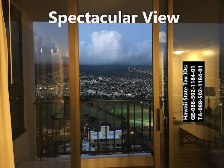 Spectacular View Full Kitchen Near Waikiki Beach - Honolulu