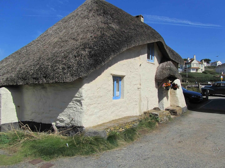 Cosy Thatched Cottage Right By The Beach - Hope Cove