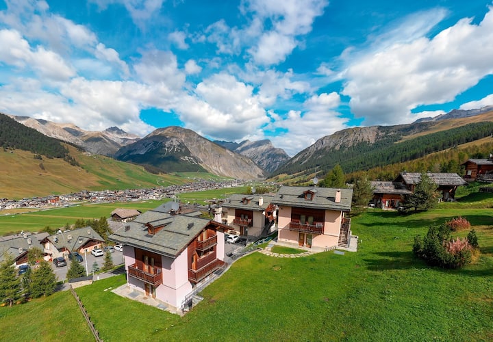 Chalet Avec Vue Panoramique Pour 11 Personnes - Livigno