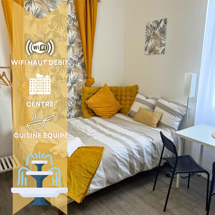 [Mini Nid] Centre - Wifi - Equipé - Cosy - Dax