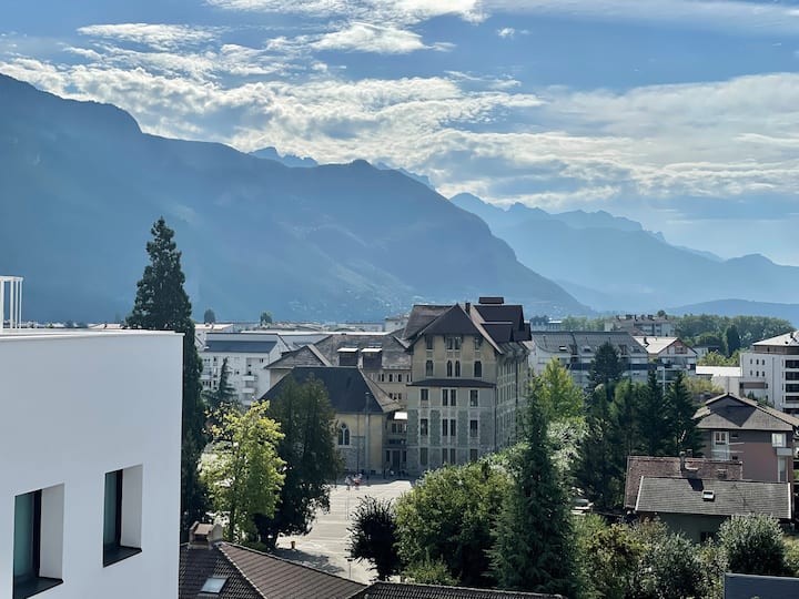 Charmant Logement Avec Balcon, Piscine Et Vélos - Argonay