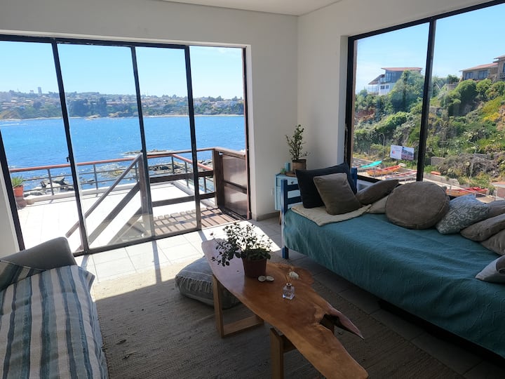 Apartamento Con Terraza Y Vista Al Mar - Quintero