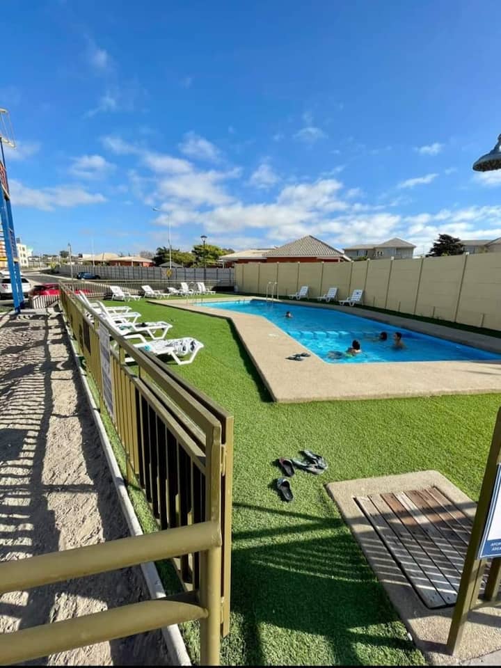 Apartamento  Con Piscina 1° Piso - Caldera