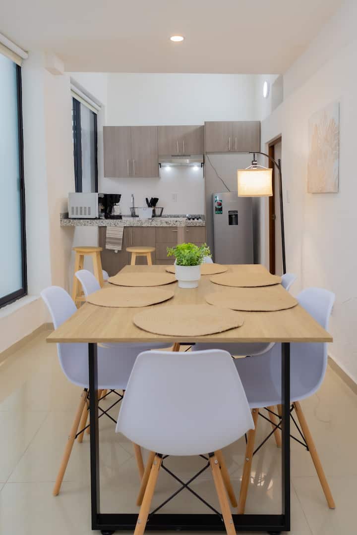 ¡Nueva! Aldea Bamboo 3 (Terraza & Centro) - Cuernavaca