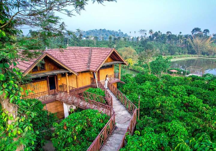 2 Bedroom Wayanad Wooden House - Wayanad