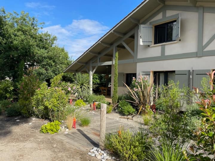 Villa Landaise 700m Plage Proche Centre Ville - Soulac-sur-Mer