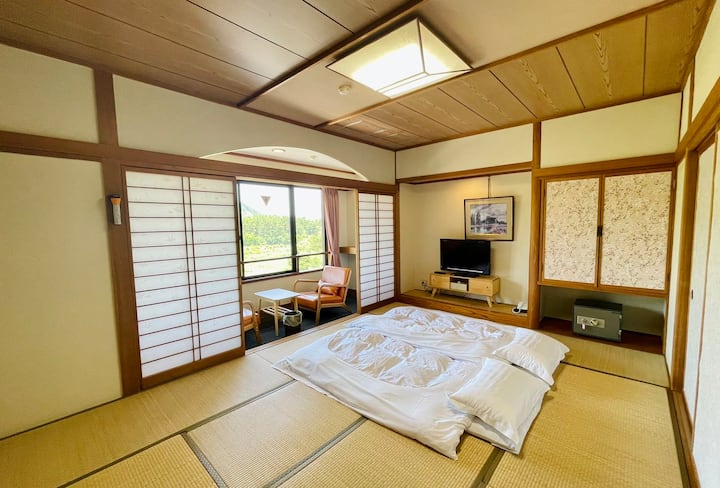 【Natural Onsen】japanese-style Room 35㎡/5 Ppl - 오마치시