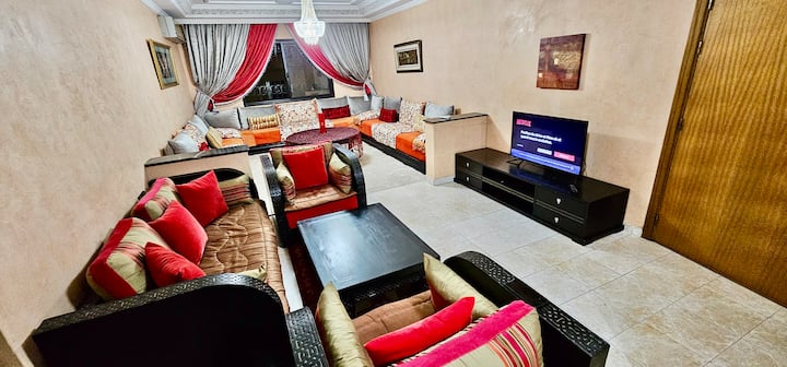 Cosy Appart 2-bd Majorelle 5min Gueliz Netflix - Marrakech