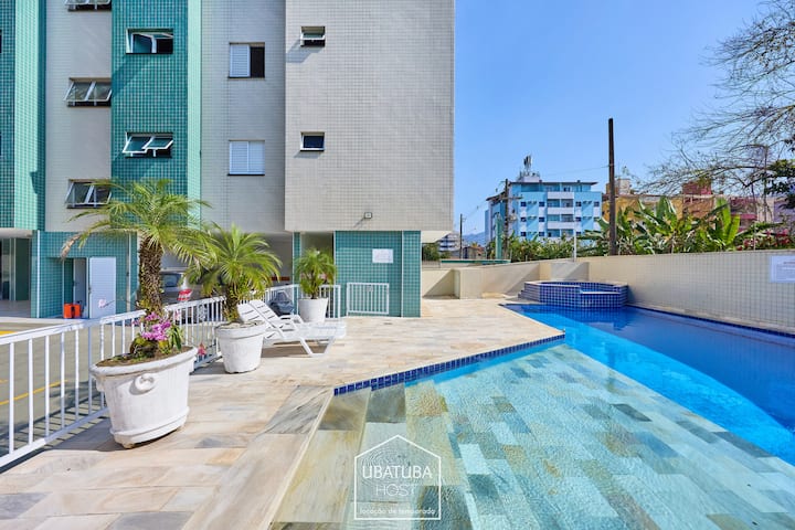 Itagua - 2dorms - Piscina - Ar - Wi-fi - Tenório - Ubatuba