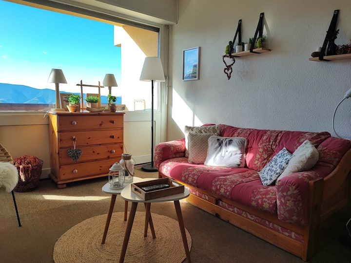 Charmant Appartement Lumineux Vue Montagne - Font-Romeu-Odeillo-Via