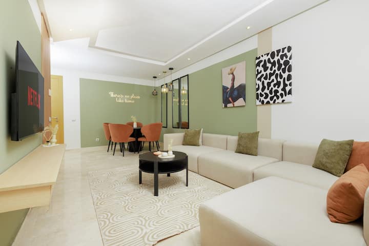 Luxury 3br Homelike Stay In Hay Riad - Rabat