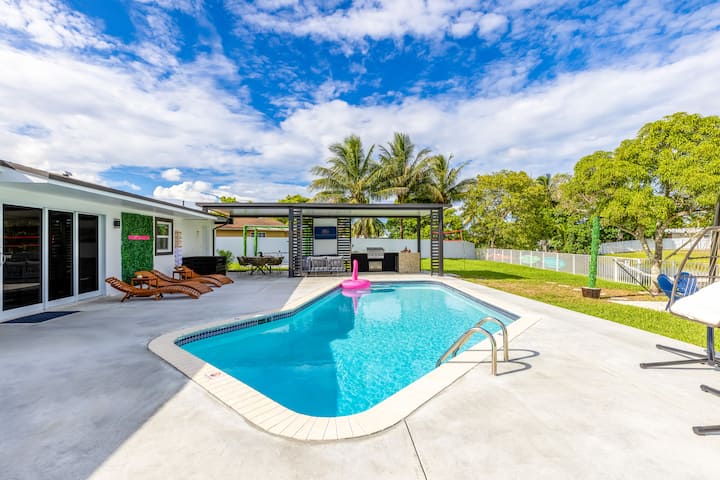 Paradise Stadium/heatpool/lake/bbq/kayak/voleyball - Miami Gardens, FL