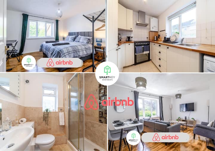 2br Apt In Egham, Free Parking - Staines-upon-Thames