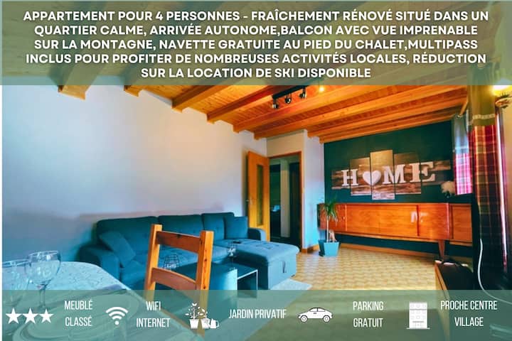 Chez Gaby 2 - Vue Imprenable, Quartier Calme - Morzine