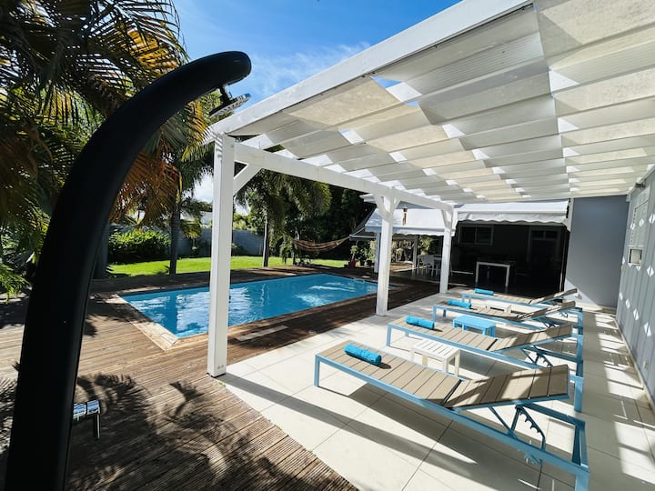 Ch Hôte 3 Clim Piscine Pet Déj. Sans Frais Airbnb - Guadeloupe