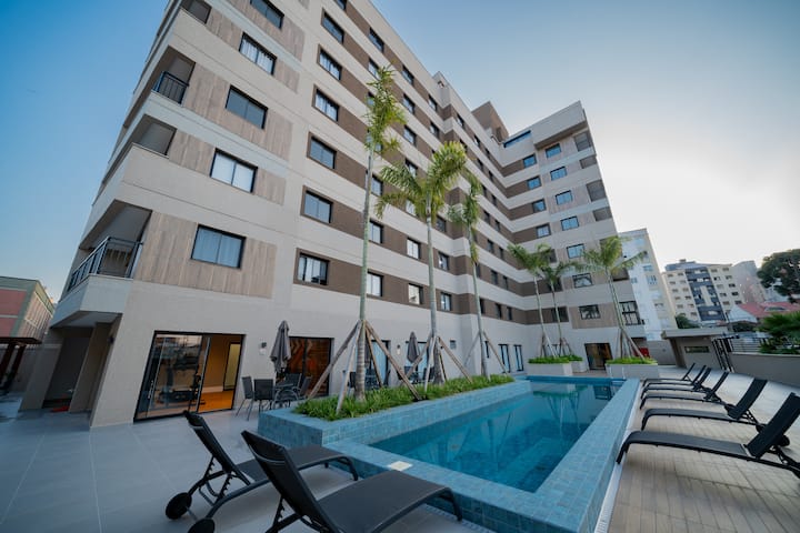 Studio Completo Com Piscina- Oh220 - Curitiba