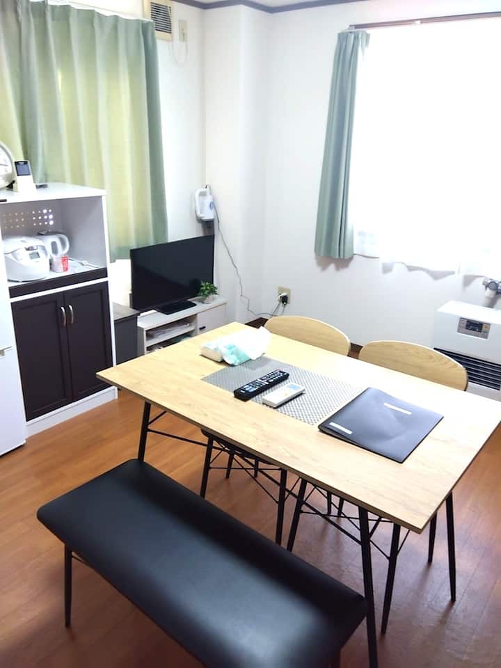 青森駅から徒歩圏内！家具家電完備＆無料Wi-fiで快適ステイ！ - 青森市