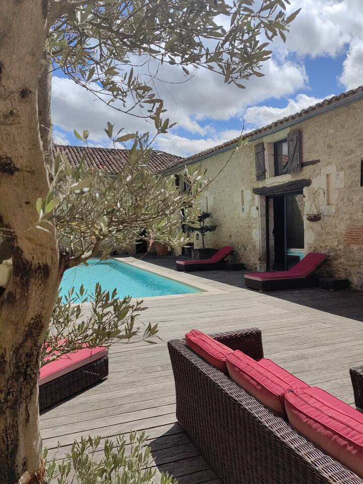 Domaine De Pourrouquet-chambre "Le Marronnier" - Vic-Fezensac