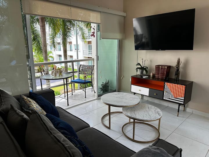 Hermoso Departamento Con Alberca Y Seguridad - Aeropuerto de Cancún (CUN)